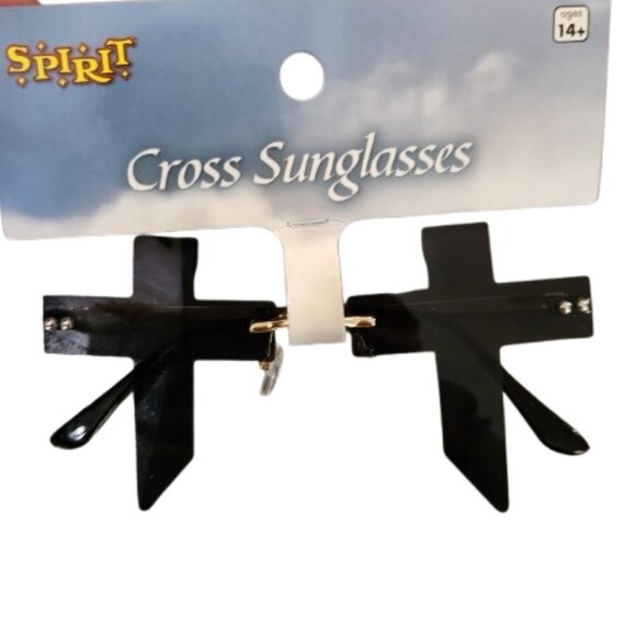 Spirit | Accessories | Spirit Halloween Womens Black Cross Shape Nun ...